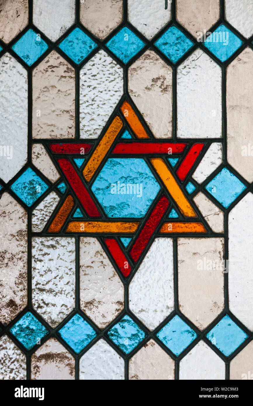 Star of david window hi-res stock photography and images - Alamy