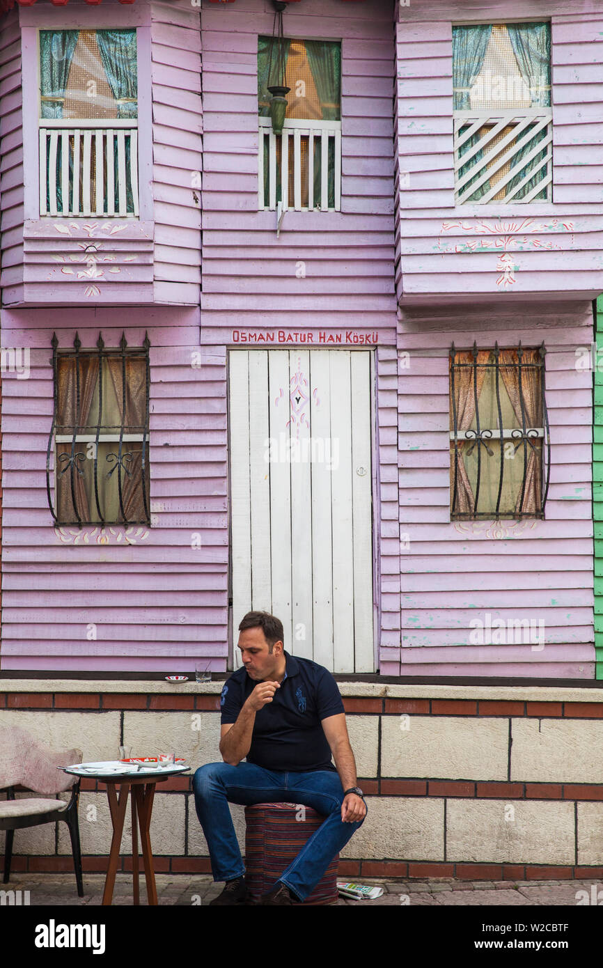 Turkey, Istanbul, Sultanahmet, Historic Ottoman wooden houses Stock ...