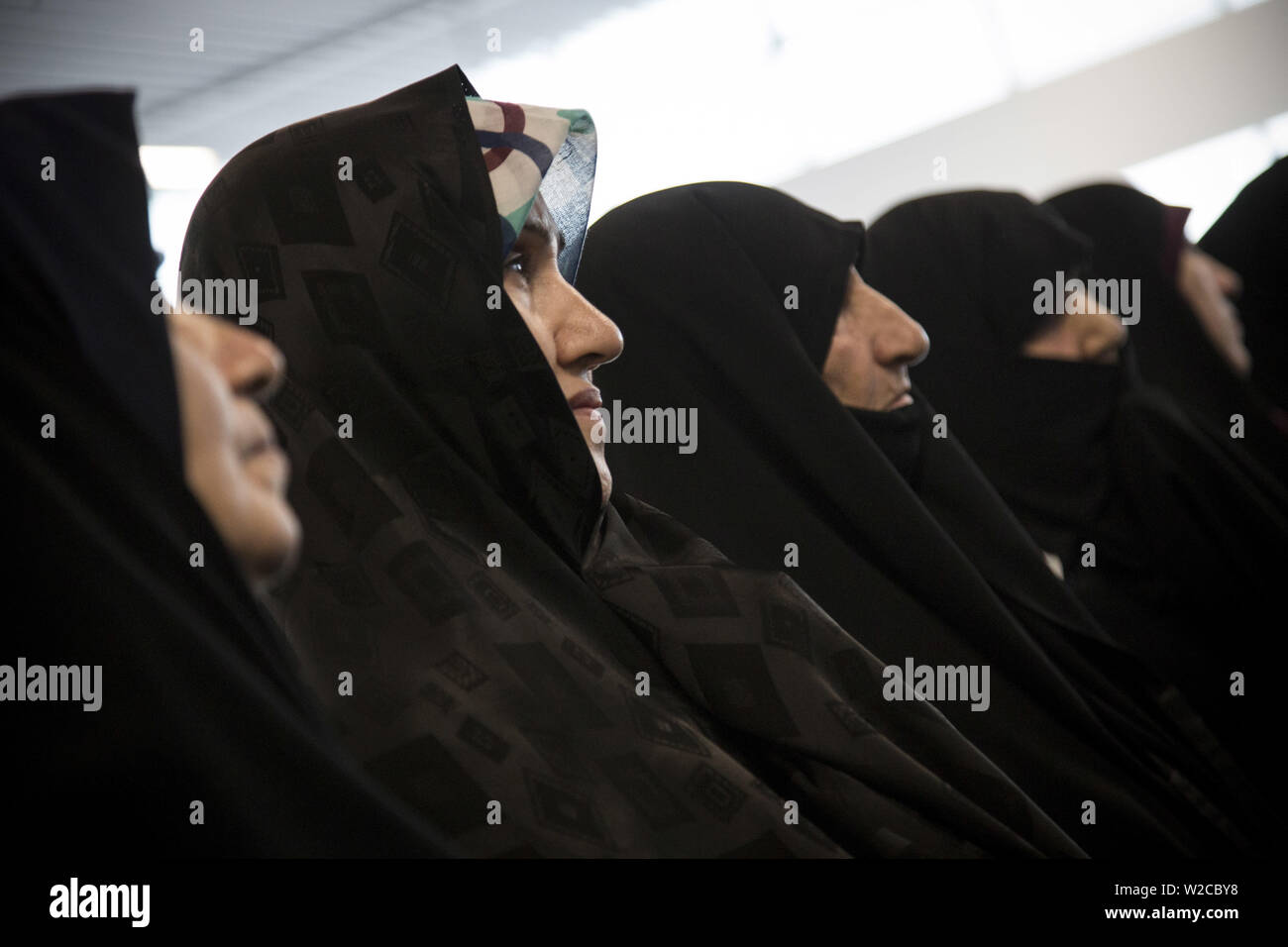 Tehran, Tehran, IRAN. 8th July, 2019. Iranian Muslims ready to board a ...