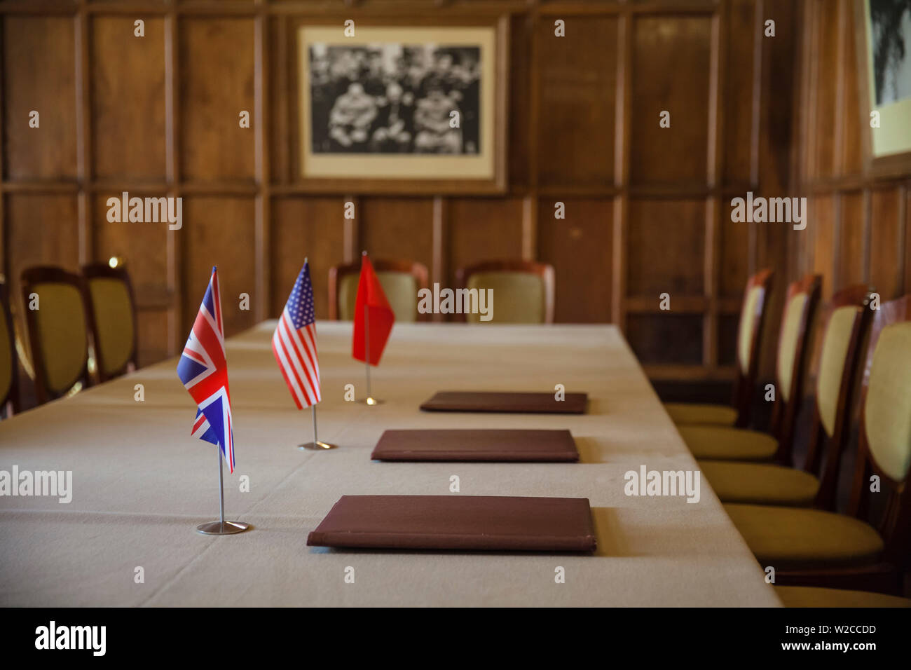 Churchill flag hi-res stock photography and images - Alamy