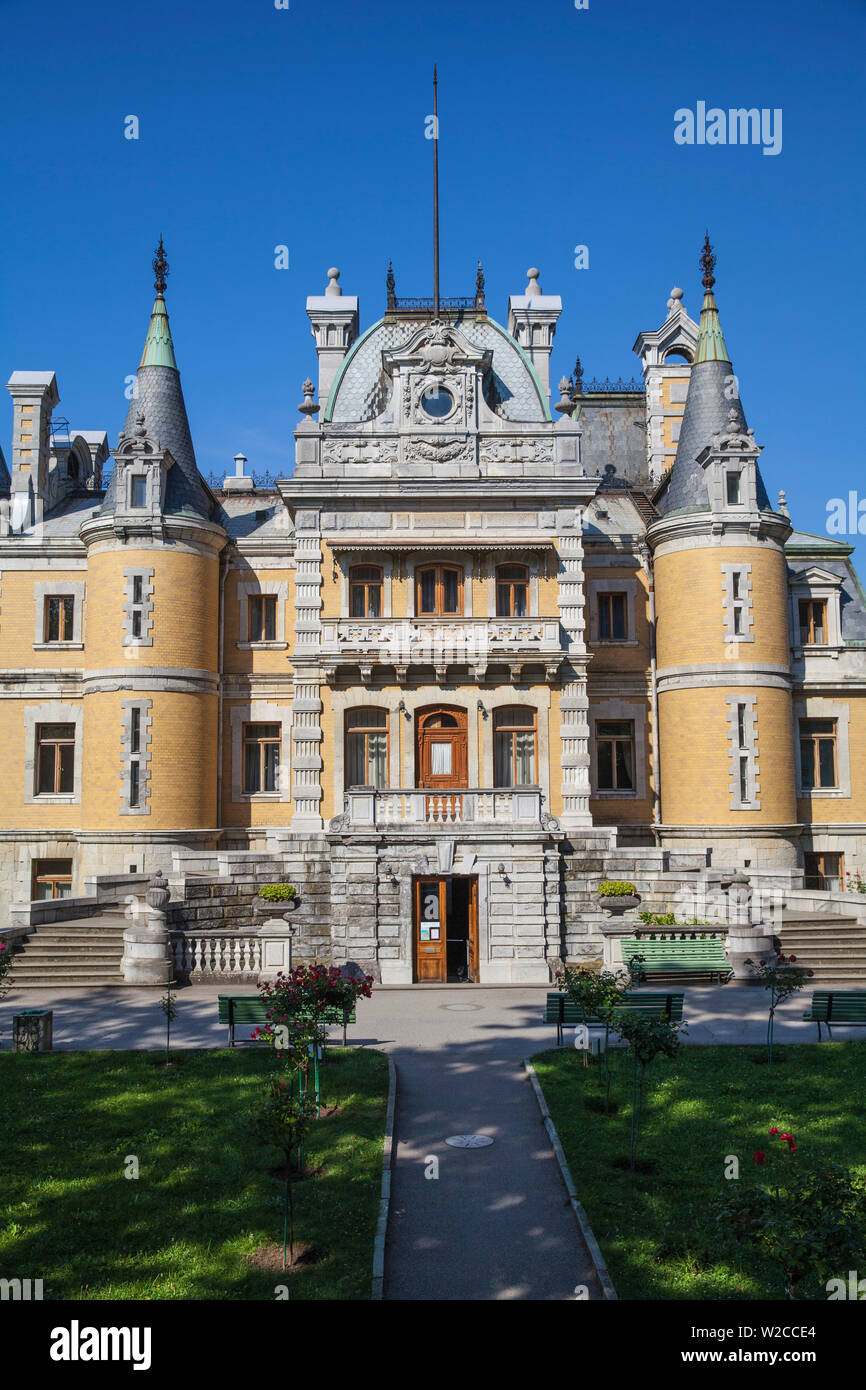 Ukraine, Crimea, Yalta, Massandra Palace summer palace and home of Tsar ...