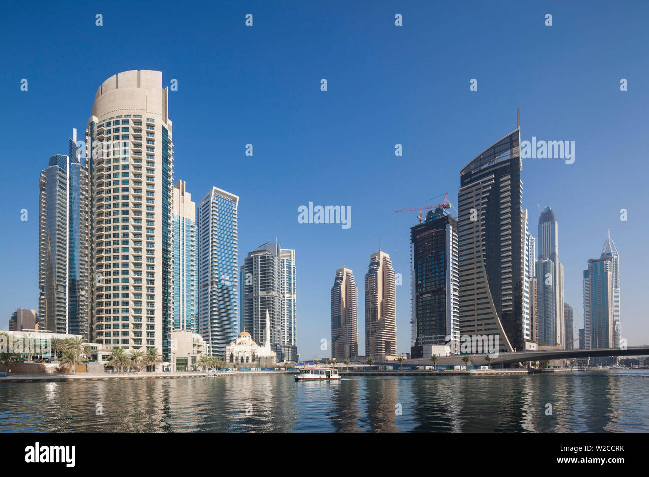 UAE, Dubai, Dubai Marina, high rise buildings Stock Photo - Alamy