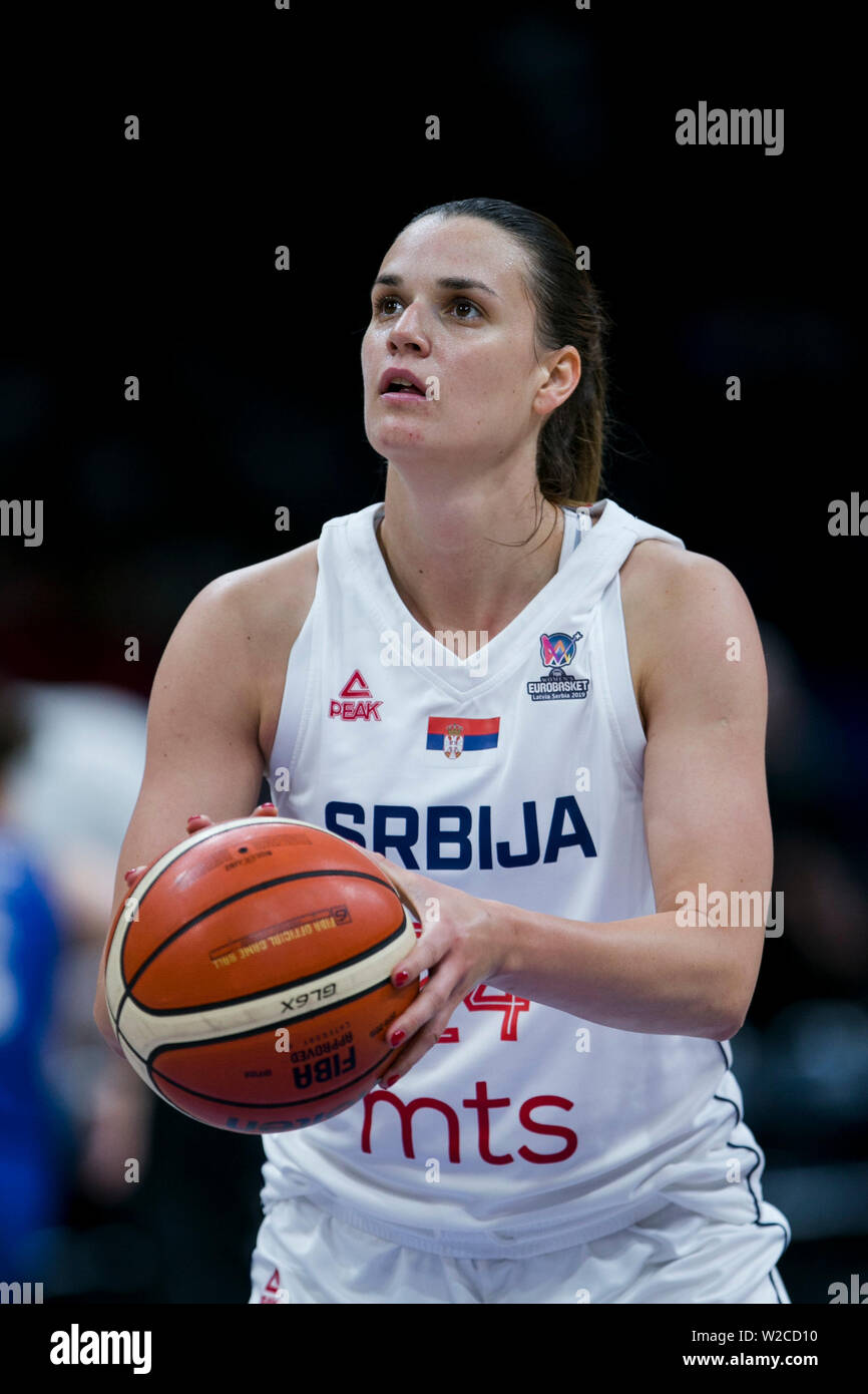 Maja Skoric of SRB performs free throw Stock Photo - Alamy