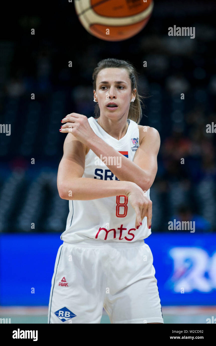 Nevena Jovanovic of SRB passes the ball Stock Photo - Alamy