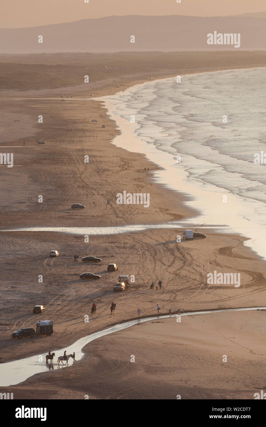 UK, Northern Ireland, County Londonderry, Downhill, Magilligan Strand ...