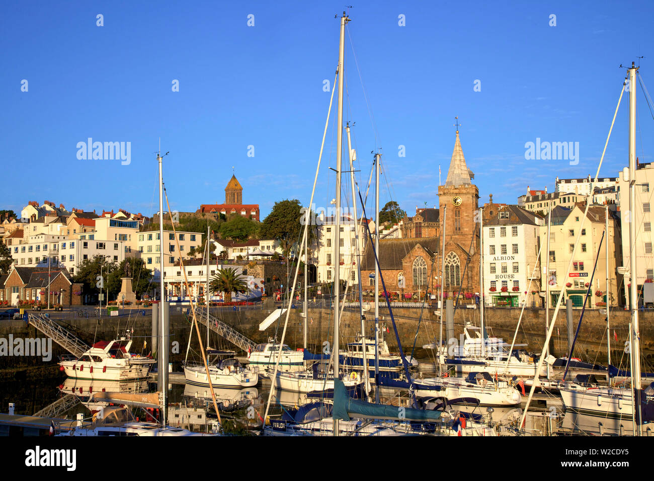 St peter port is the capital of guernsey hi-res stock photography and ...
