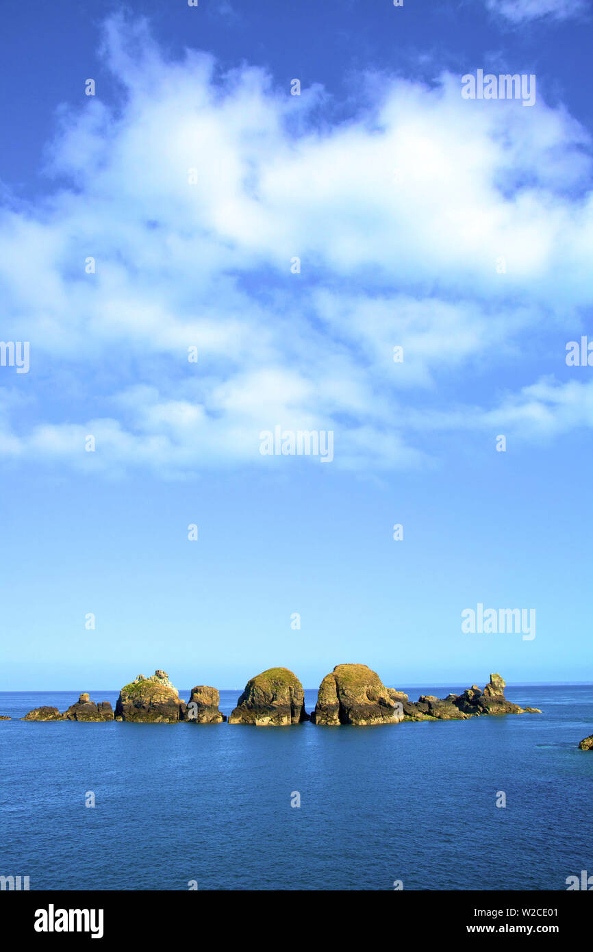 Rock Feature, Sark, Channel Islands, United Kingdom Stock Photo - Alamy