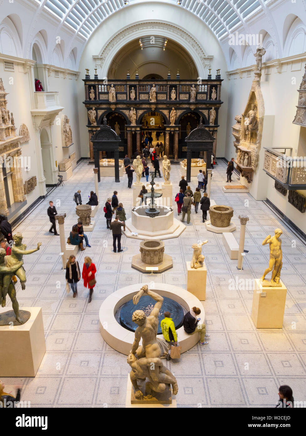 UK, England, London, Victoria and Albert Museum, Medieval and ...