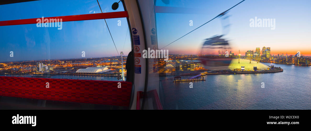 UK, England, London, O2 Arena (formerly Millennium Dome) and Canary ...