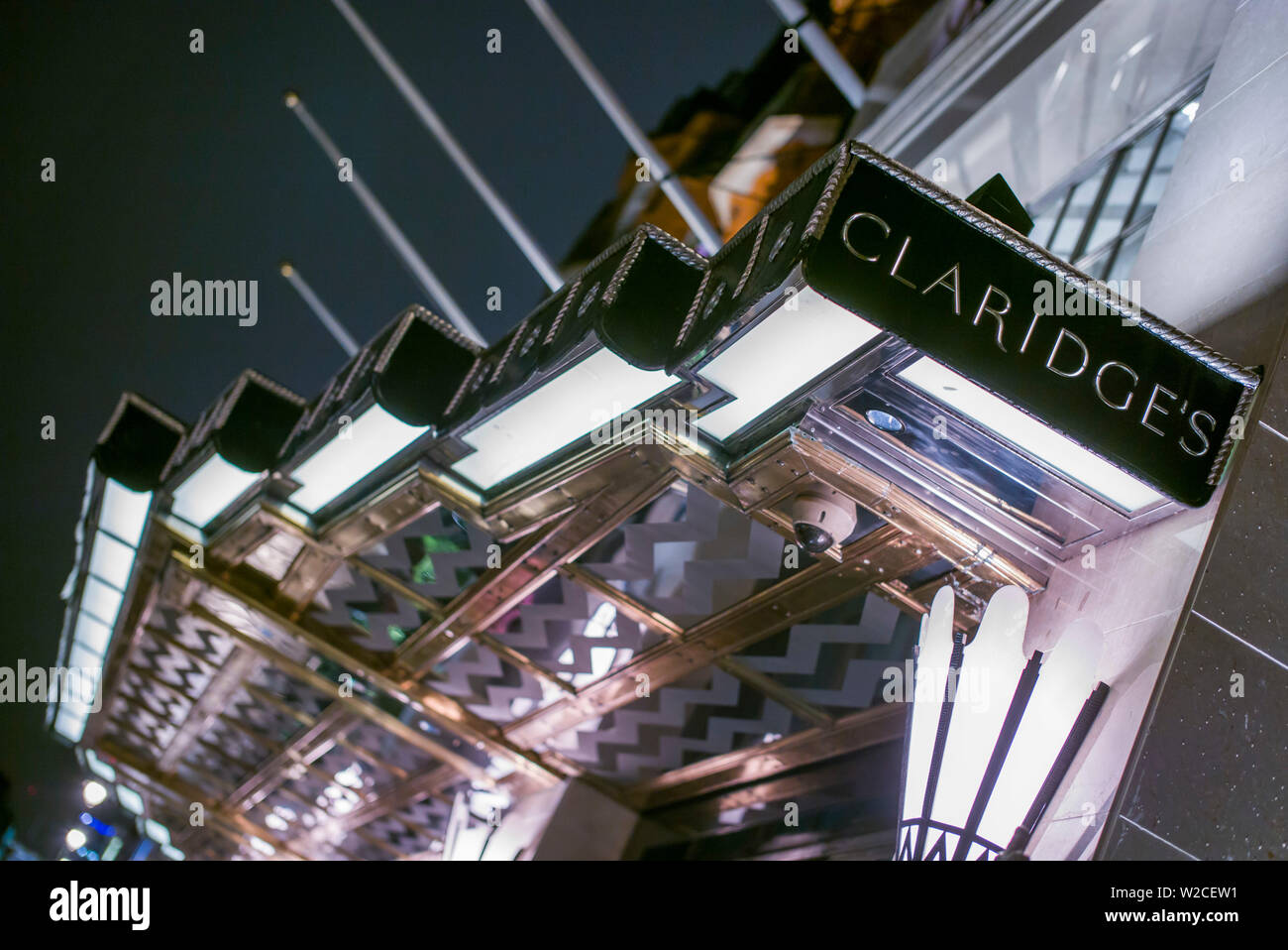 England, London, Mayfair, Claridges Hotel Stock Photo - Alamy