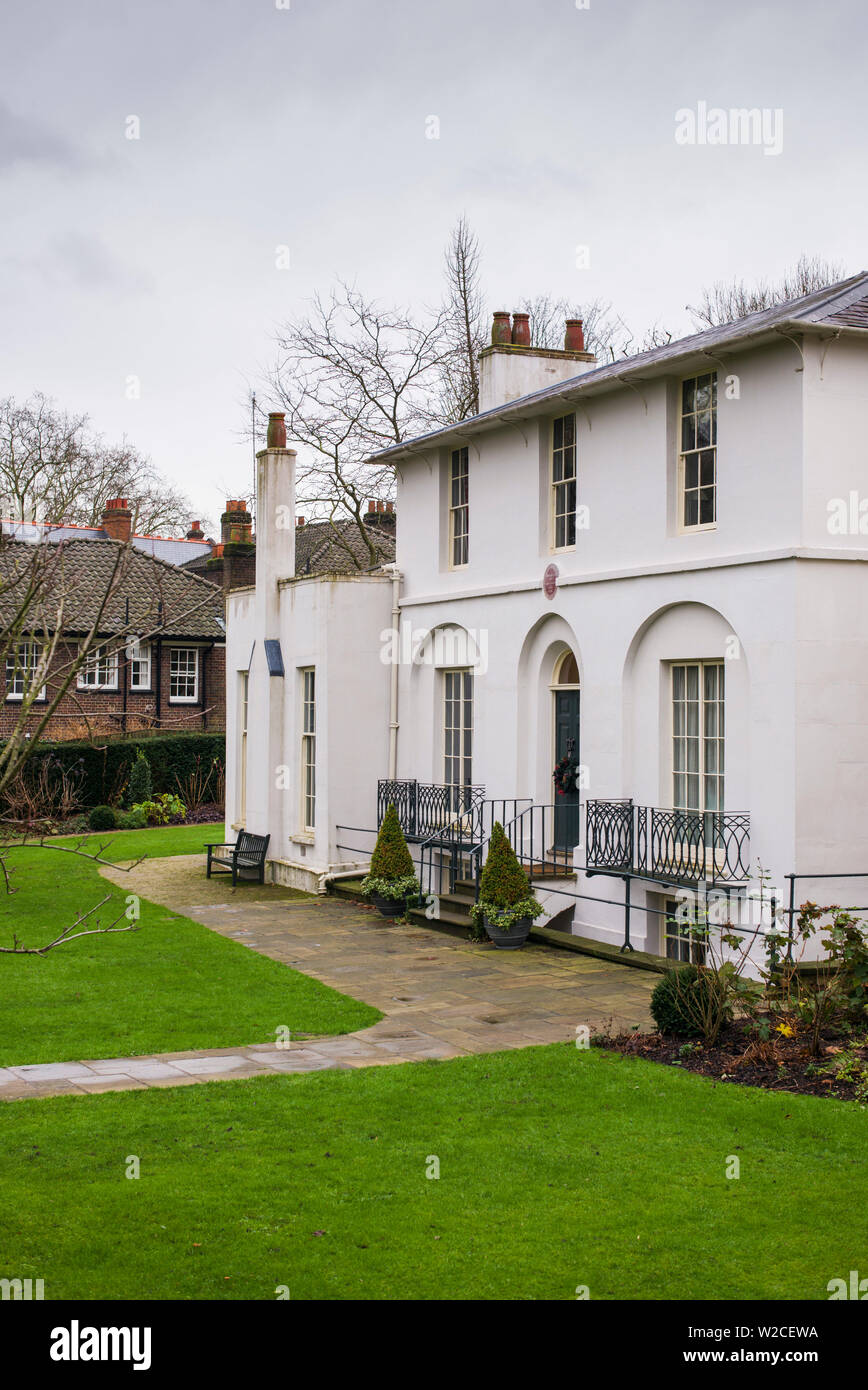 England, London, Hampstead, Keats House, former home of poet John Keats ...