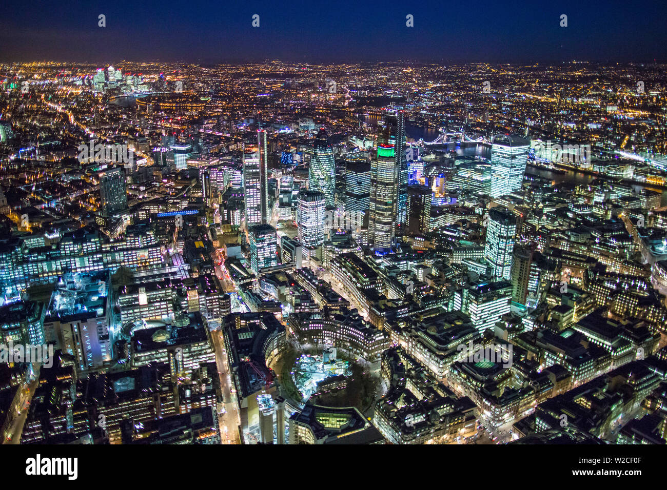 Aerial view, London, England Stock Photo - Alamy