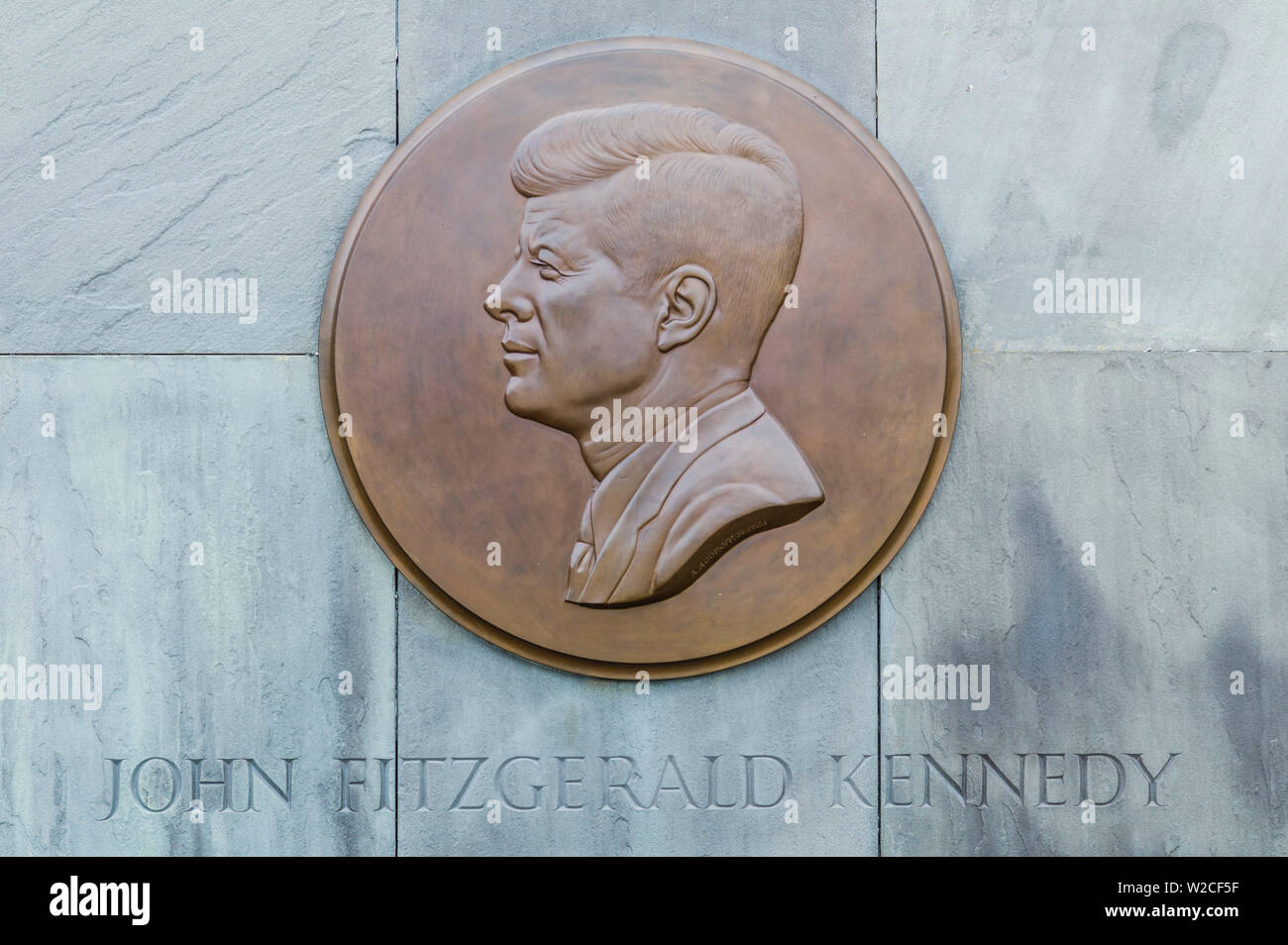 USA, Massachusetts, Cape Cod, Hyannis, JFK Memorial, monument to ...