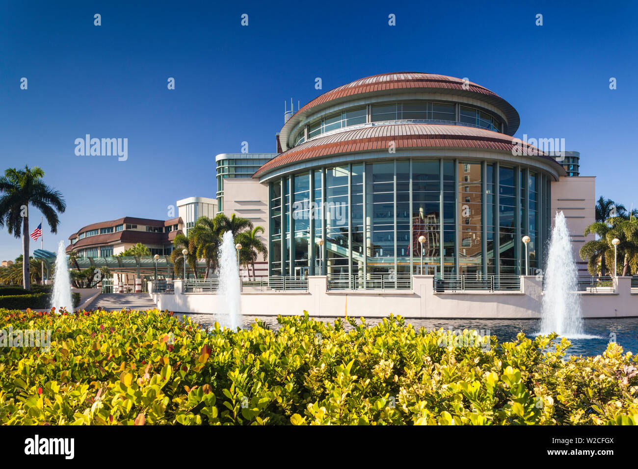 USA, Florida, West Palm Beach, Kravis Center for the Performing Arts ...