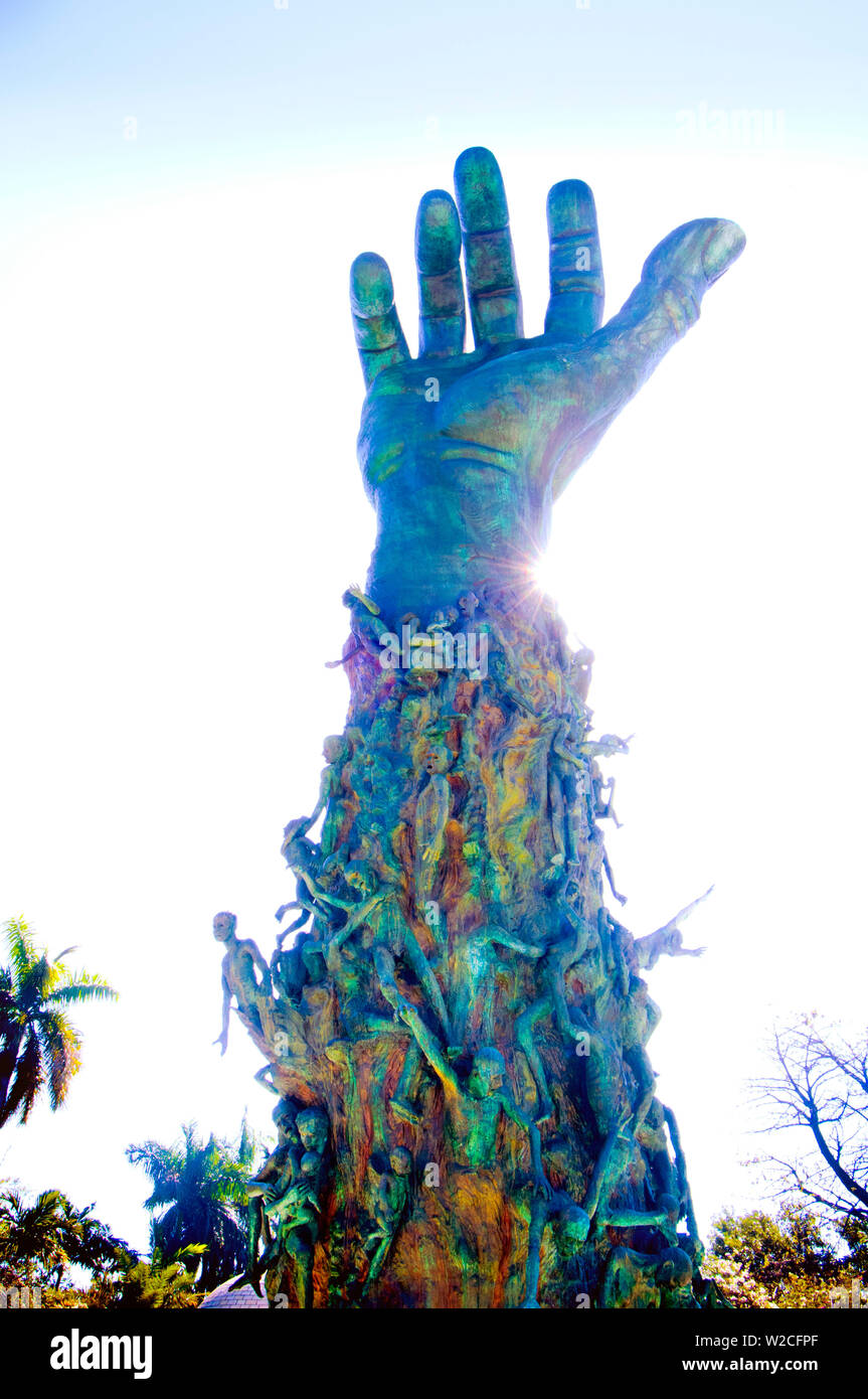 Florida, Miami Beach, Holocaust Memorial, 42 Foot High Bronze Hand, The ...