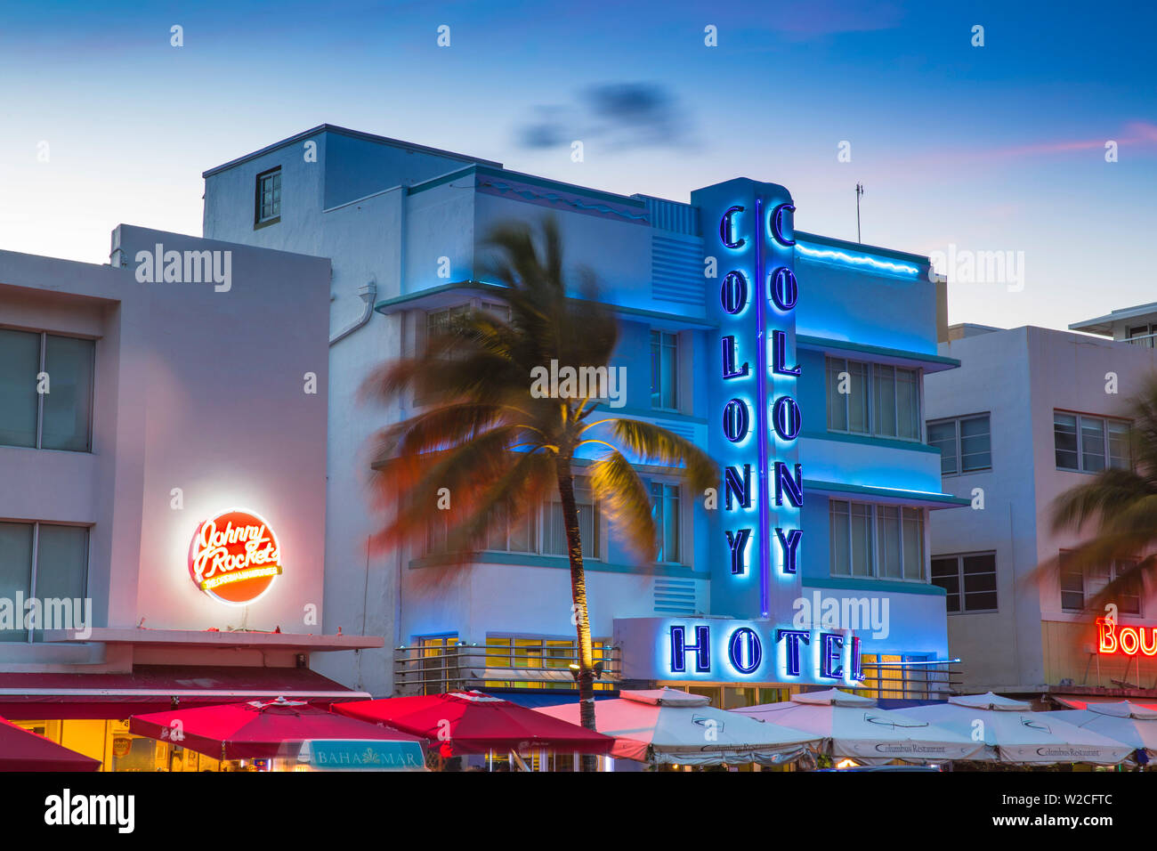 U.S.A, Miami, Miami Beach, South Beach, Ocean drive, The Colony Art ...