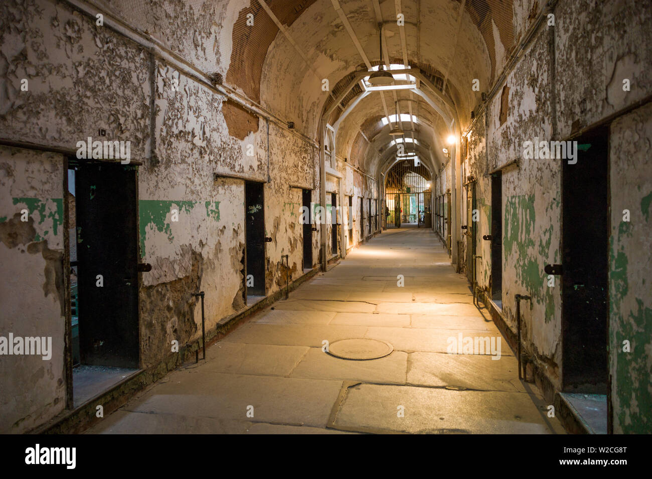 USA, Pennsylvania, Philadelphia, Eastern State Penintentiary, prison ...