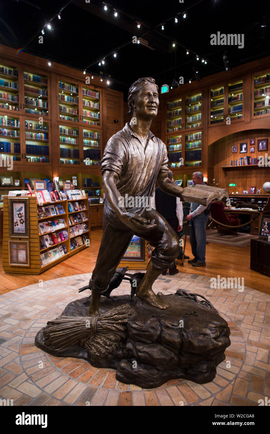 USA, North Carolina, Charlotte, The Billy Graham Library, library and ...