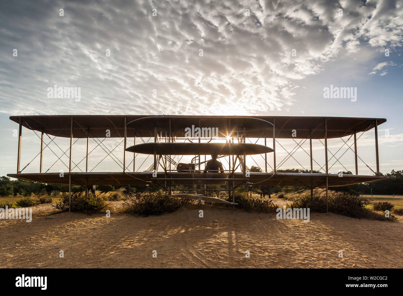 USA, North Carolina, Kill Devil Hills, Wright Brothers National ...