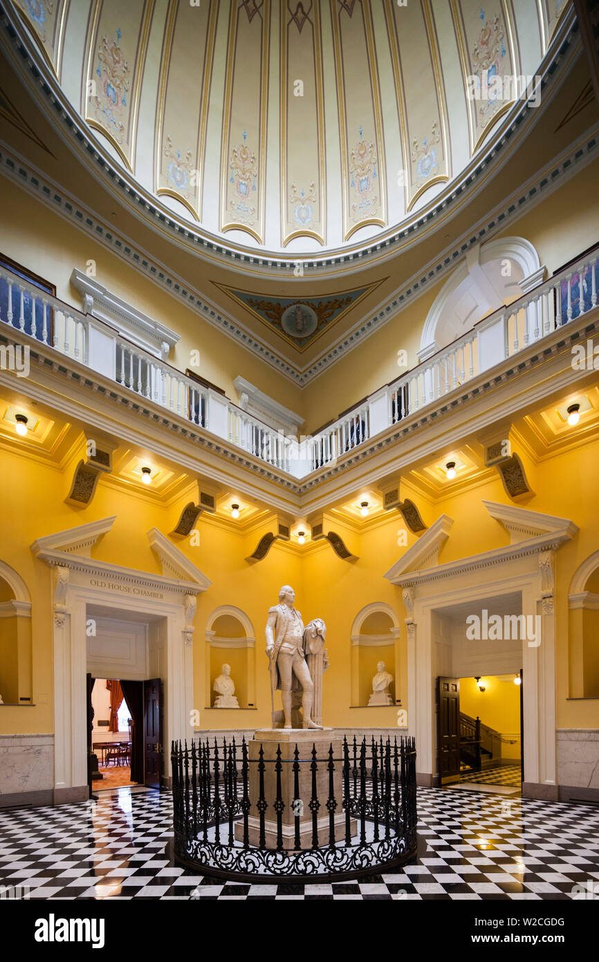 USA, Virginia, Richmond, Virginia State Capitol, interior Stock Photo ...