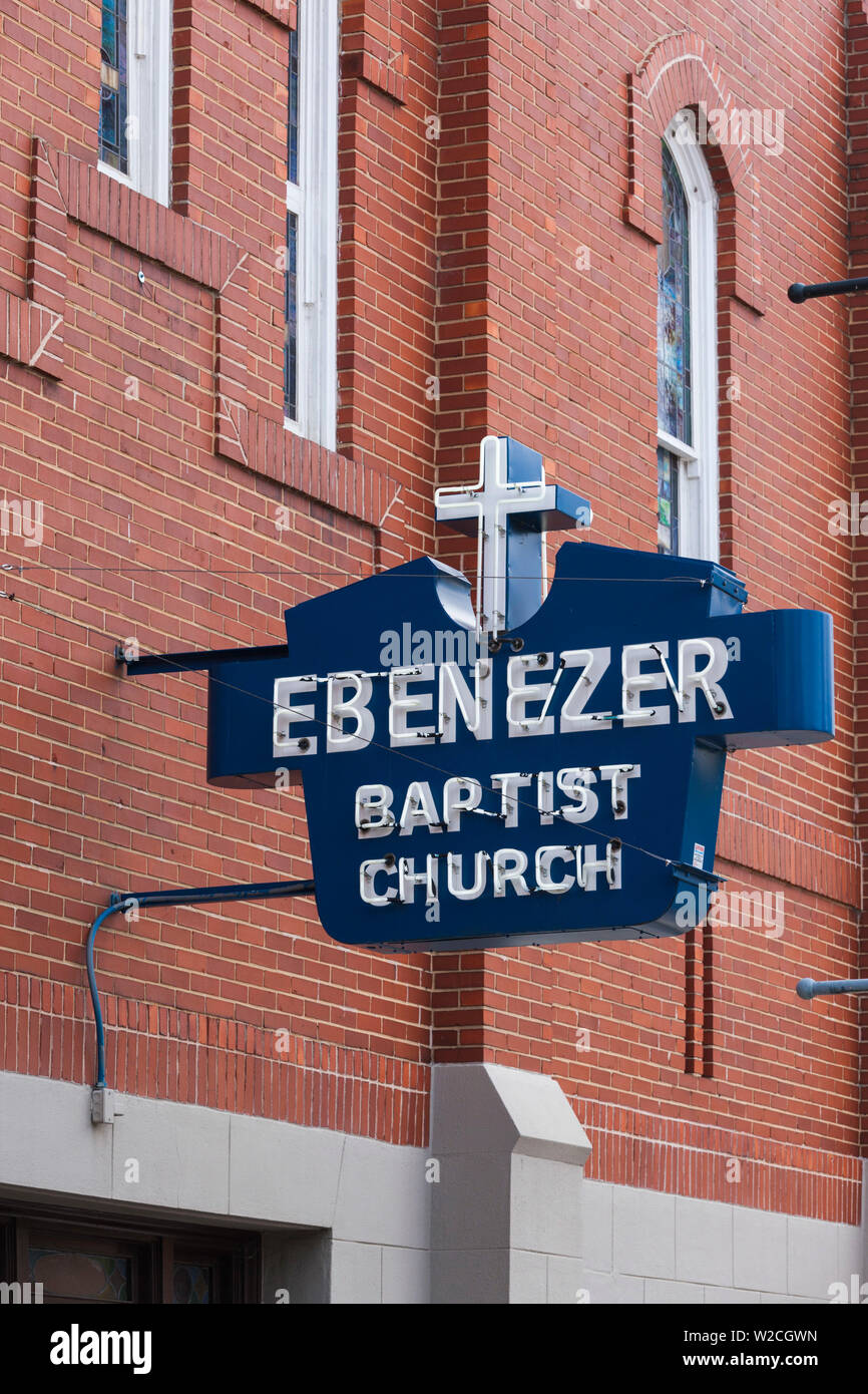 USA, Georgia, Atlanta, Martin Luther King National Historic Site ...