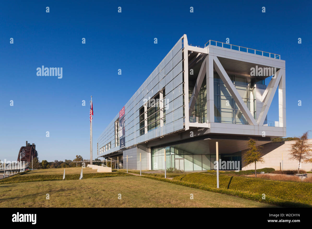 USA, Arkansas, Little Rock, William J. Clinton Presidential Library and ...