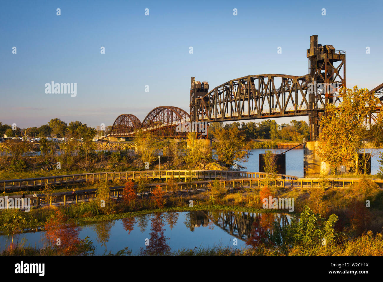 USA, Arkansas, Little Rock, William J. Clinton Presidential Library and ...