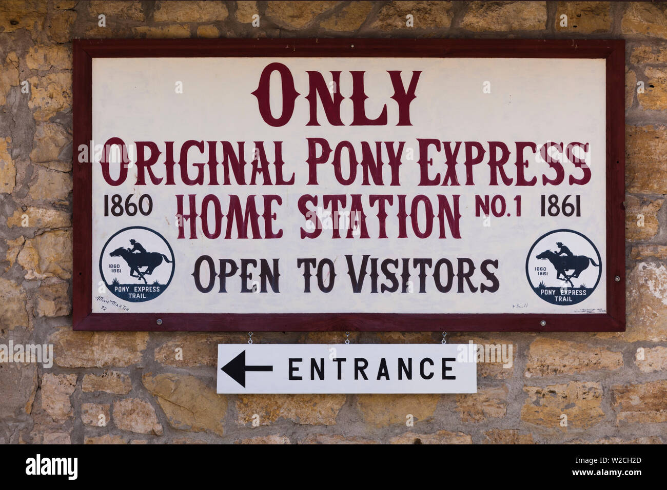 Pony Express Station High Resolution Stock Photography and Images - Alamy