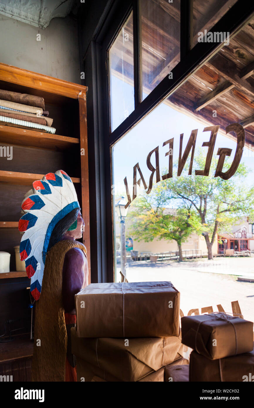 USA, Kansas, Wichita, Old Cowtown Museum, village from 1865-1880 ...