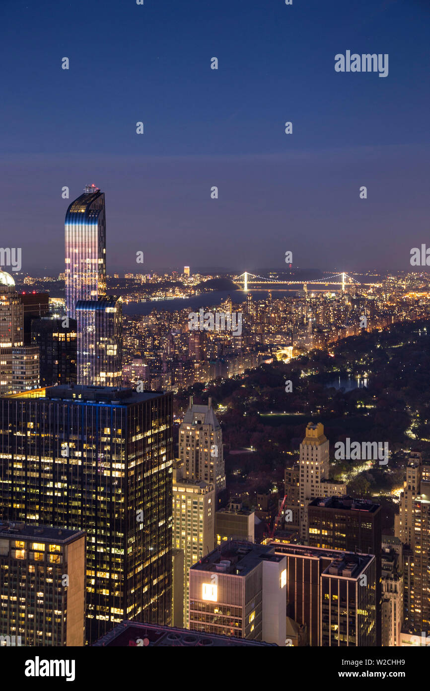 One 57 apartment building & Central Park, Manhattan, New York City, New ...