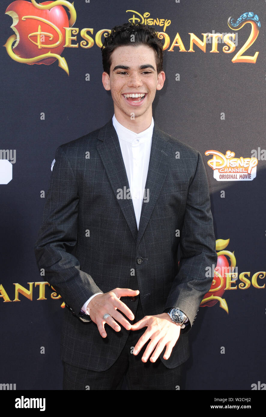 LOS ANGELES, CA - JULY 11: Cameron Boyce attends the premiere of Disney ...