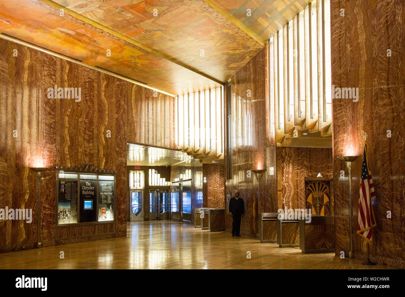 Chrysler building interior hi-res stock photography and images - Alamy