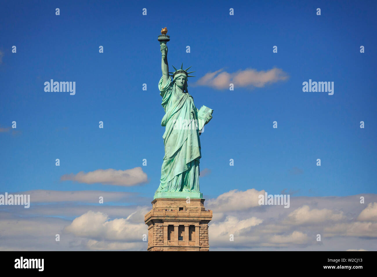 USA, New York, New York City, Statue of Liberty National Monument Stock ...