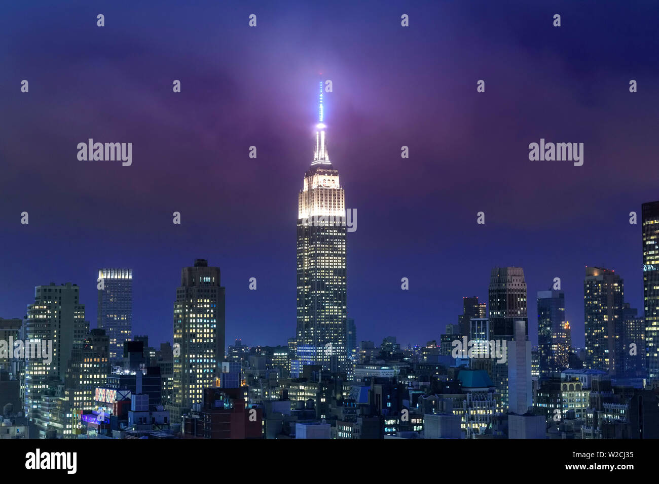 USA, New York, New York City, Manhattan, Empire State Building Stock ...
