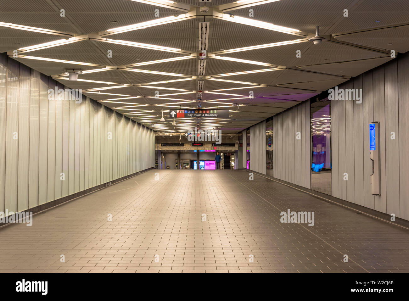 USA, New York, Lower Manhattan, Subway Station Stock Photo - Alamy