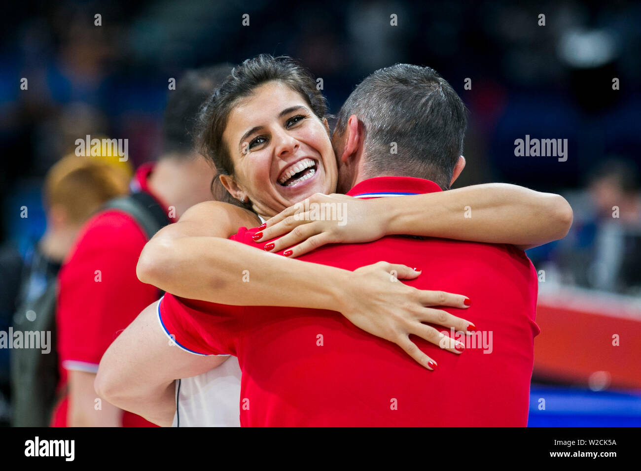 Ana Dabovic of SRB celebrates the victory Stock Photo - Alamy