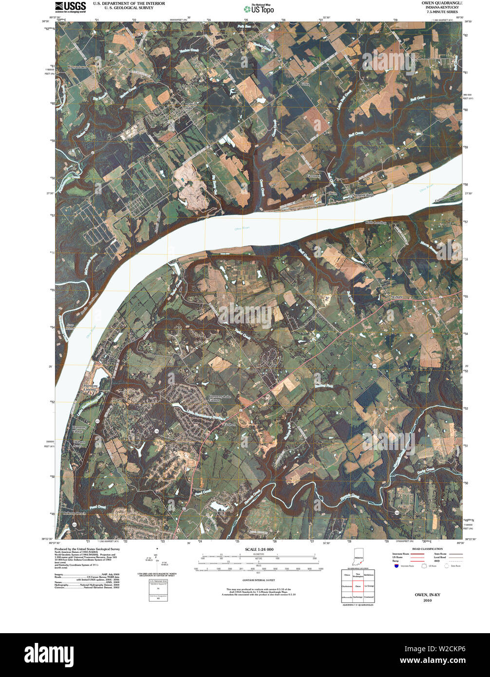 Map of owen hi-res stock photography and images - Alamy