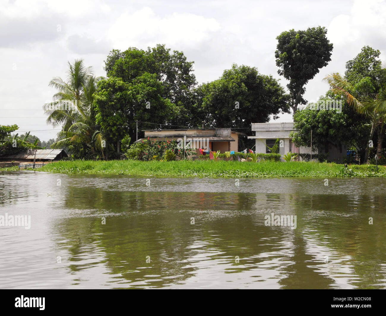 Backwaters in Kerala Kochi Stock Photo - Alamy