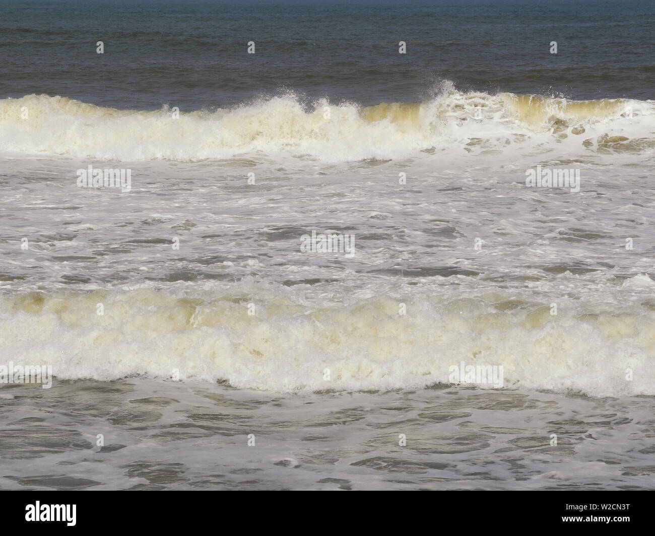 Waves at coast of Arabian sea, Kerala, Trivandrum Stock Photo - Alamy