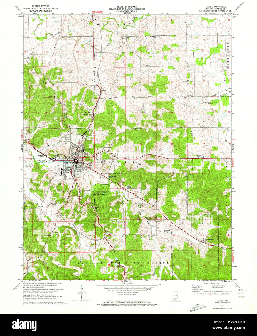 Paoli map hi-res stock photography and images - Alamy