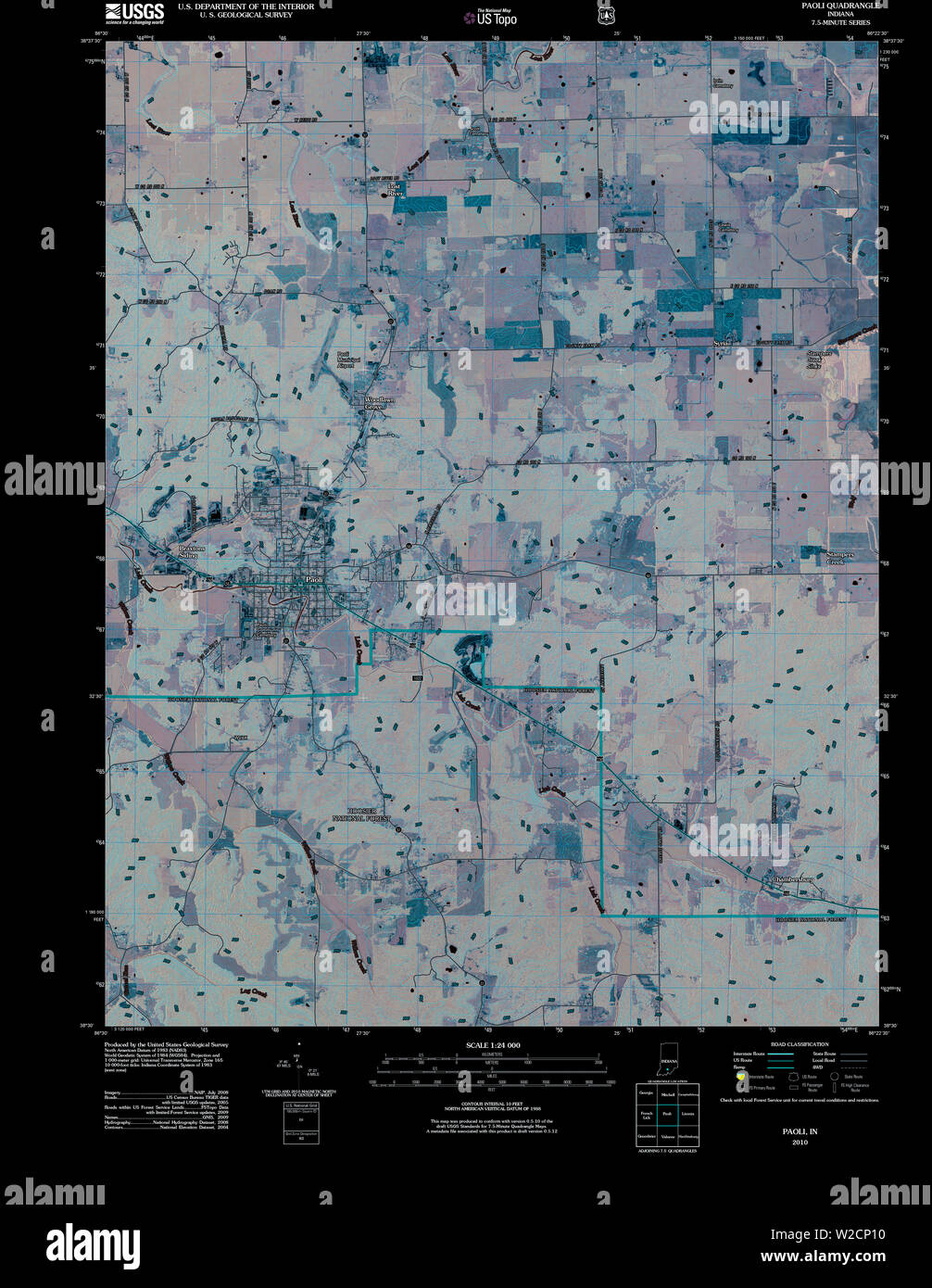 Paoli map hi-res stock photography and images - Alamy