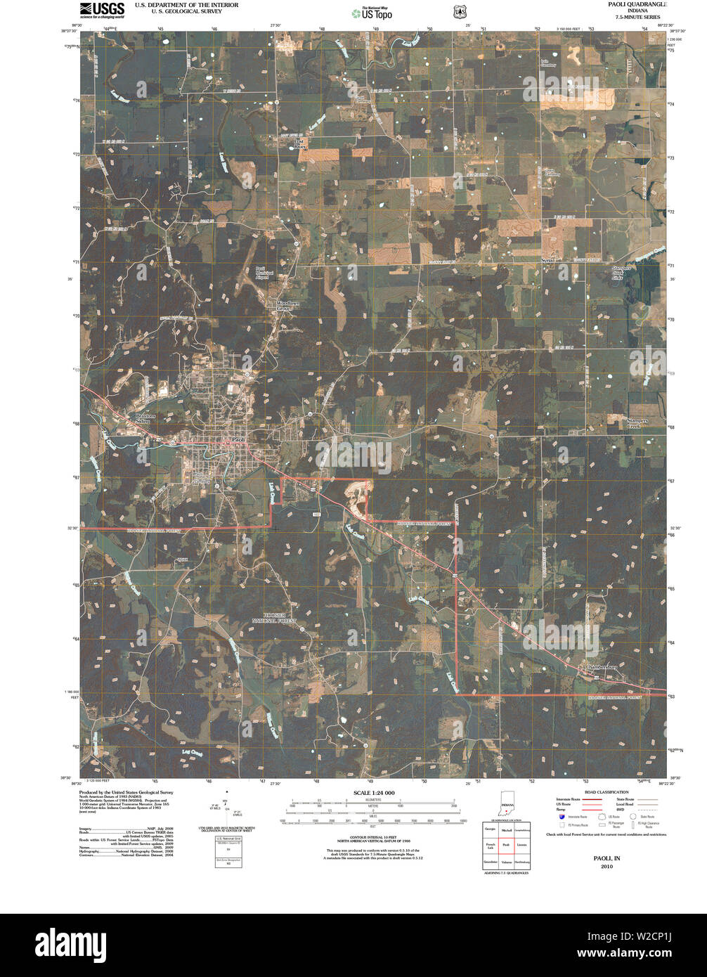 Paoli map hi-res stock photography and images - Alamy