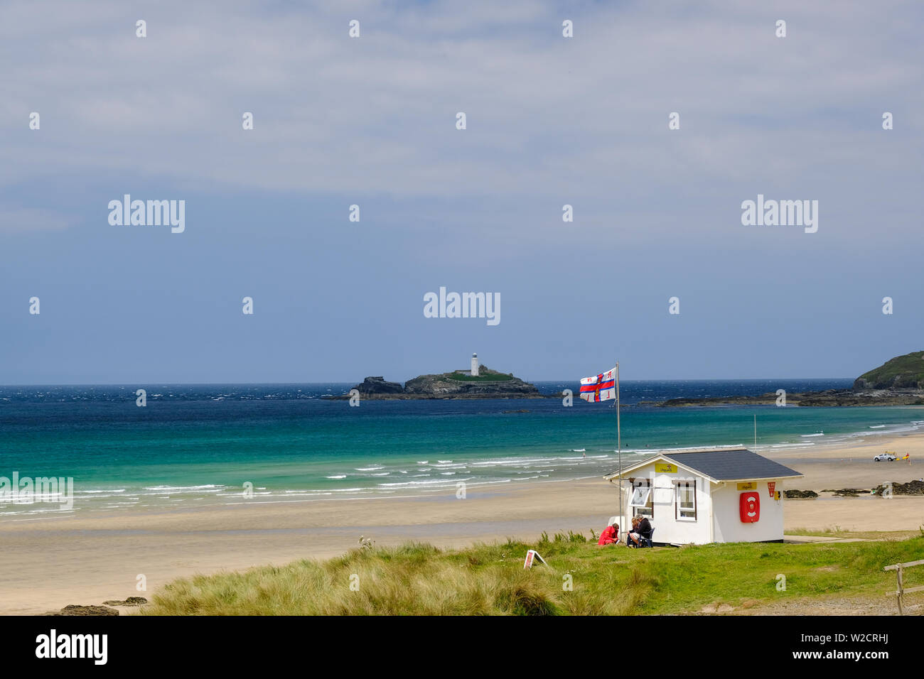 Beach with lookout point hi-res stock photography and images - Alamy