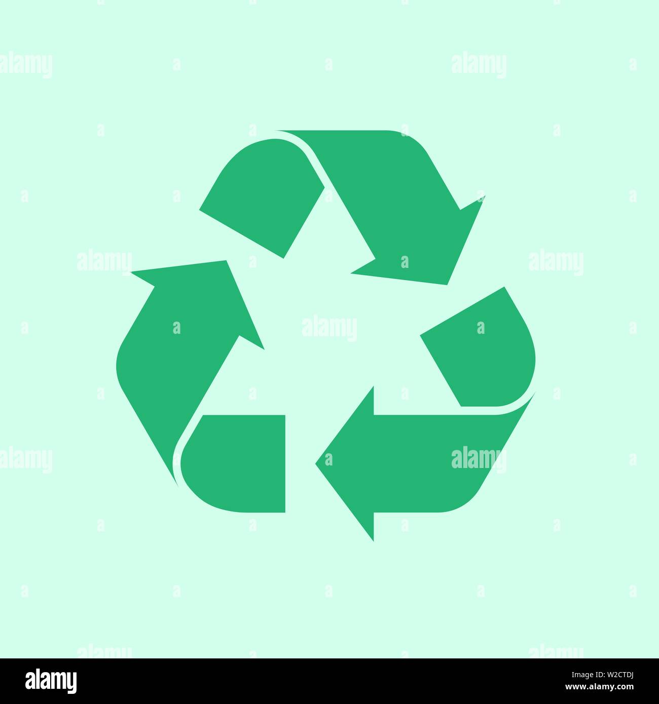 Mbius strip for labeling on packaging materials and products Stock ...