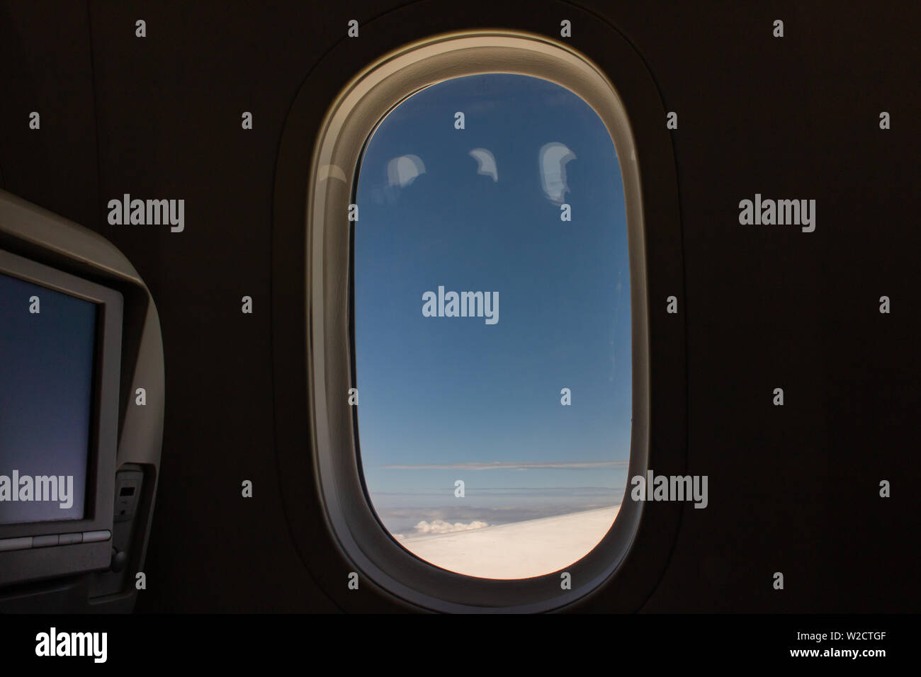 Flight inside view passenger hi-res stock photography and images - Alamy