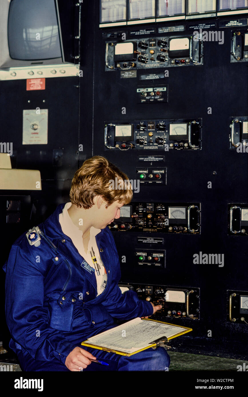 Sellafield, England, UK. July 1986. The nuclear reprocessing plant. A ...