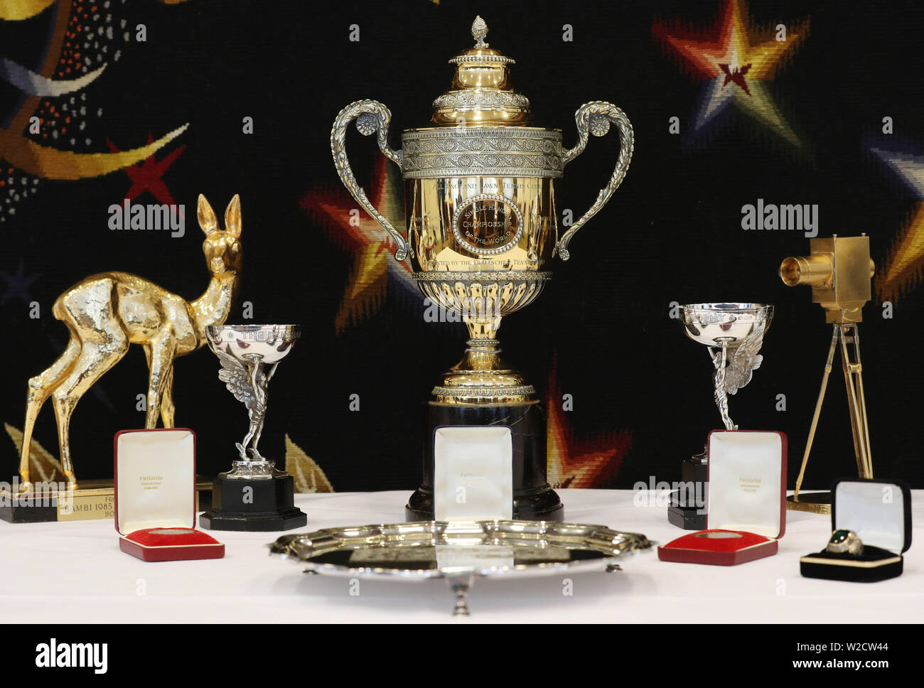 Boris Becker Wimbledon Trophy High Resolution Stock Photography and ...