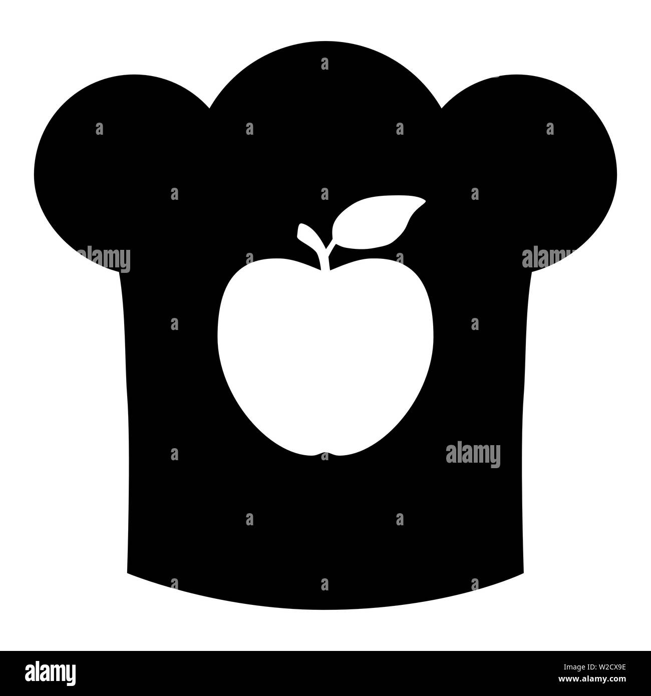 Apple and chef hat Stock Photo - Alamy