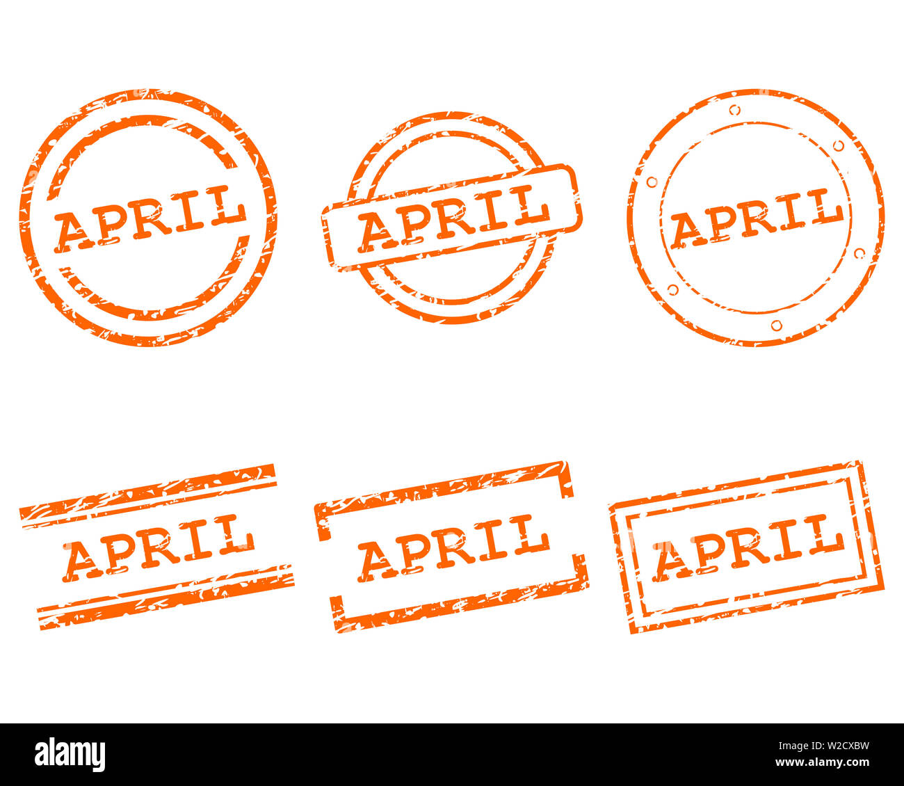 April tag Cut Out Stock Images & Pictures - Alamy