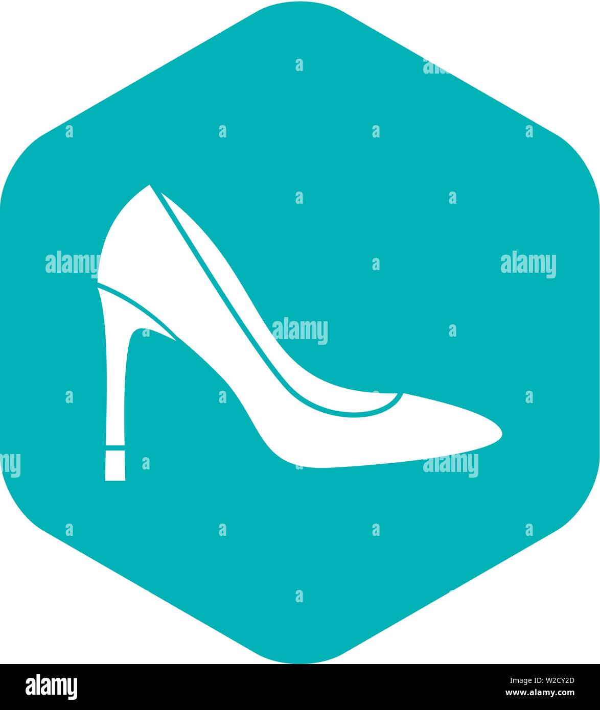 High heel shoe icon, simple style Stock Vector Image & Art - Alamy